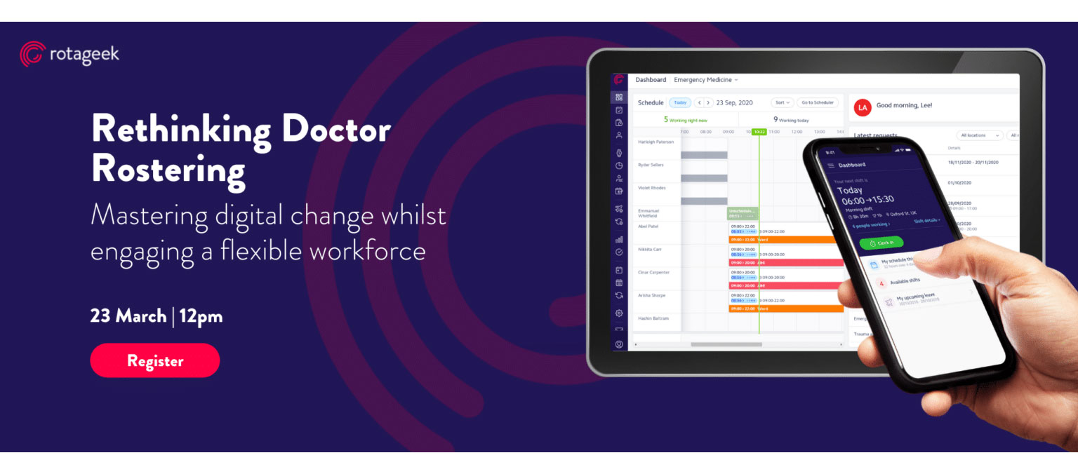 Convenzis - Event ~ Rethinking Doctor Rostering - Mastering digital ...