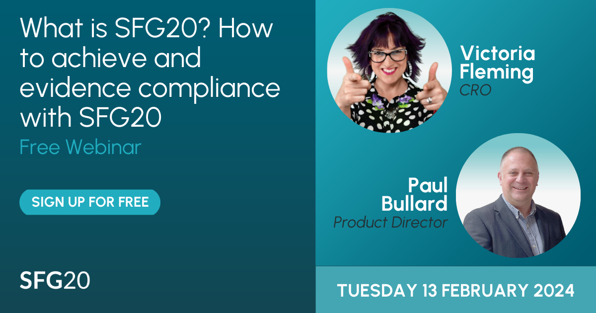 Convenzis - Event ~ What is SFG20? How to achieve and evidence ... Convenzis - Event ~ What is SFG20? How to achieve and evidence ...
